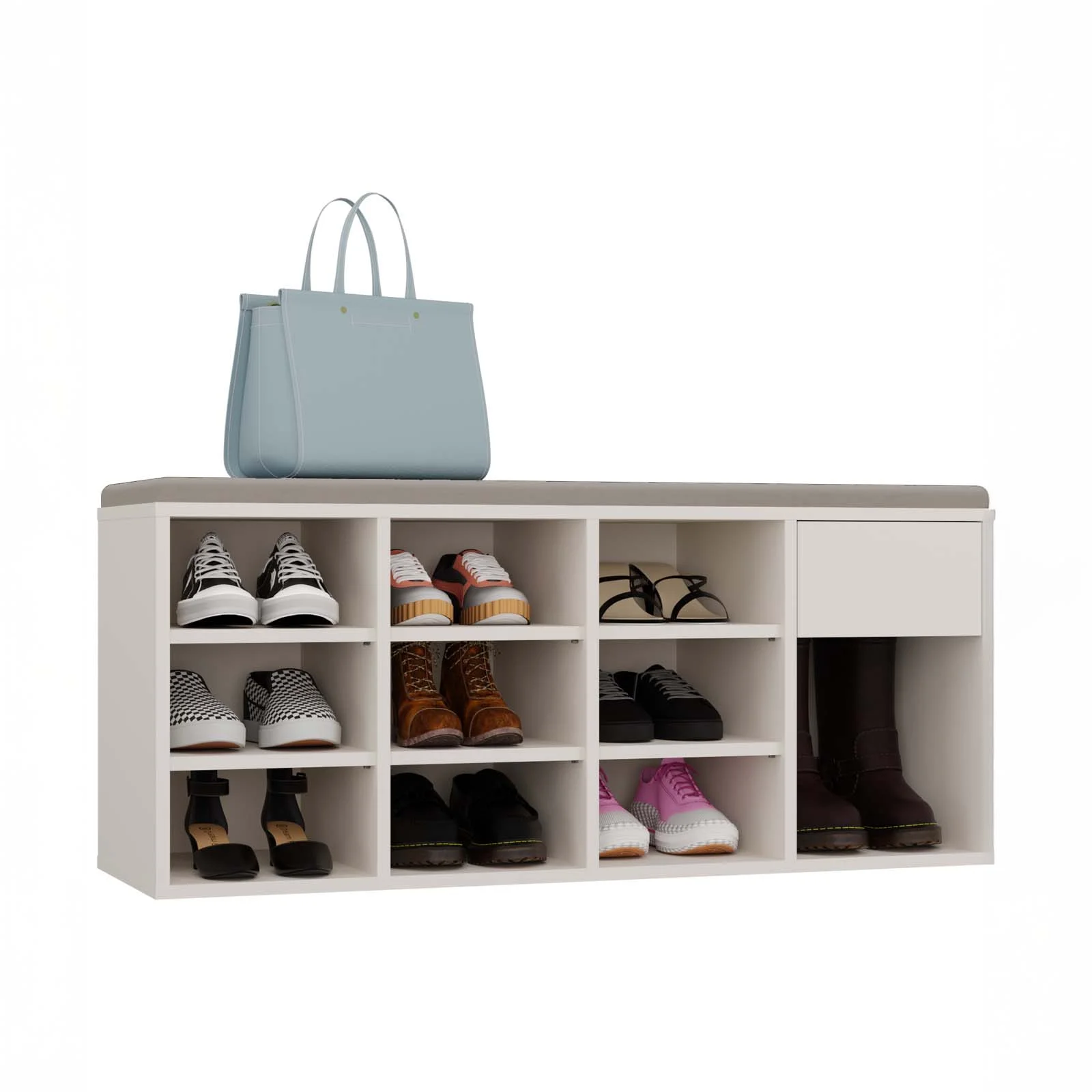 Scarpiera 110x49h beige cashmere Shon| in offerta su Garnero Arredamenti